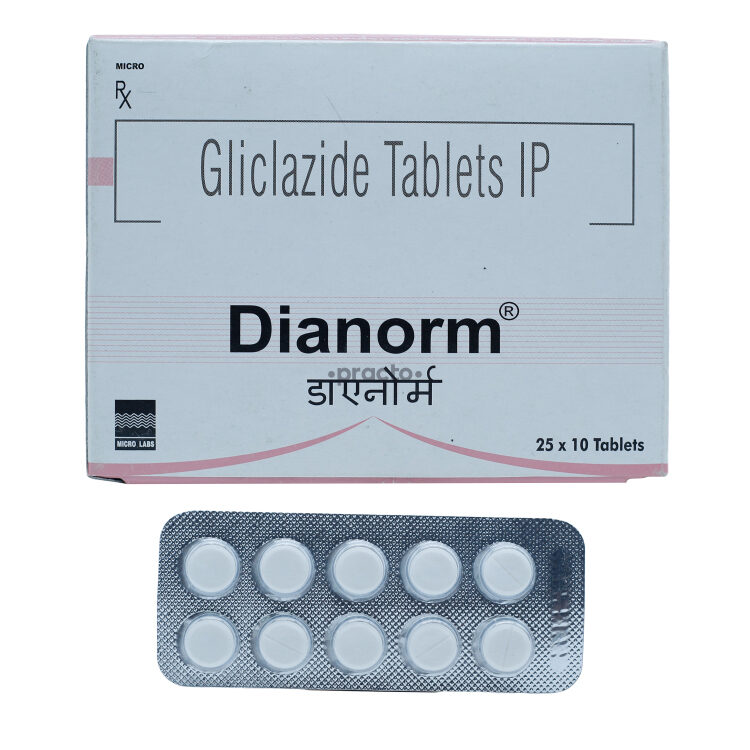 DIANORM Gliclazide 80mg Tablet 1's price in the Philippines | MedsGo Pharmacy
